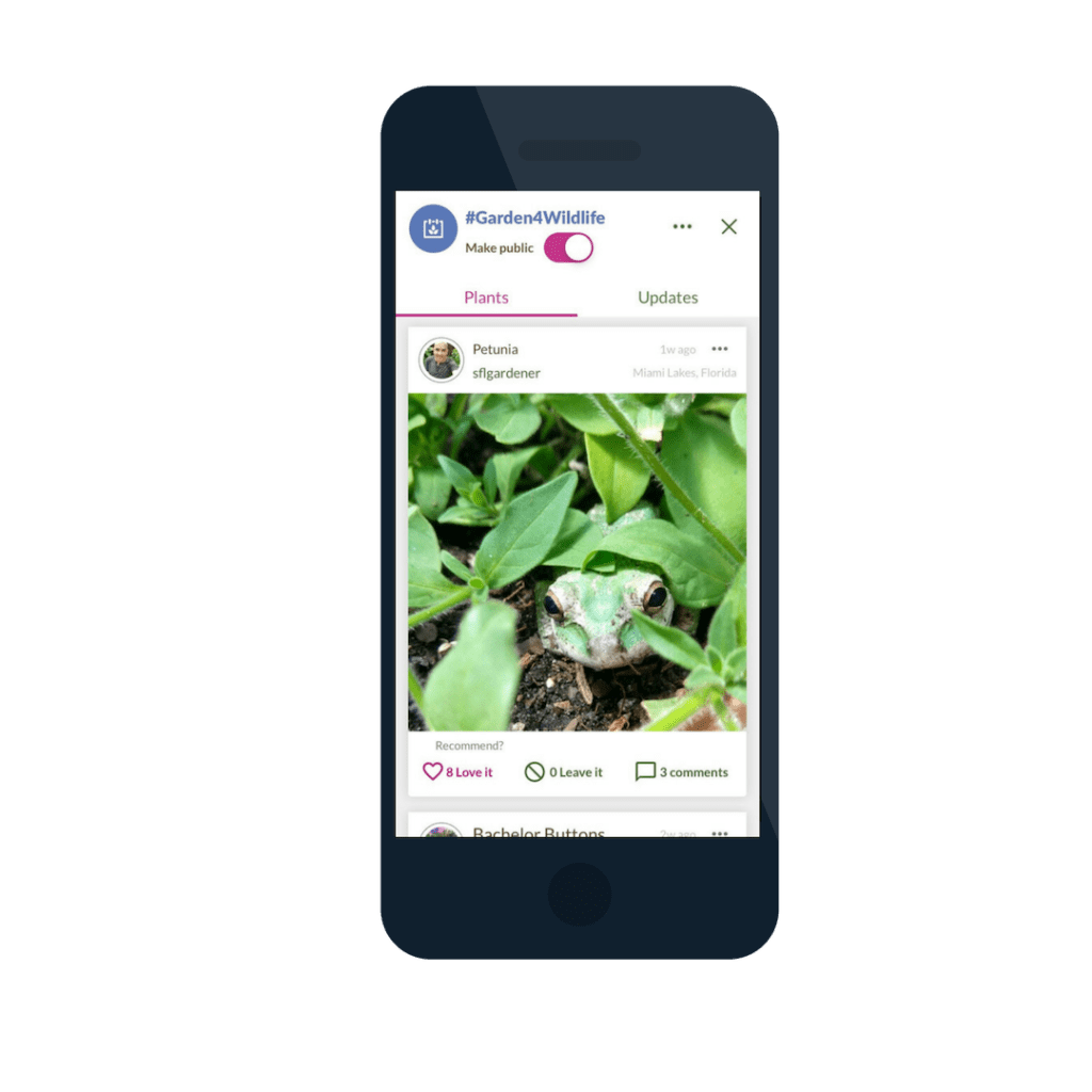 Wildlife Gardeners' Share Habitat on GrowIt! The Plant Community - The ...