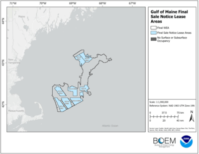BOEM Leases Four Areas in the Gulf of Maine for Floating Offshore Wind ...